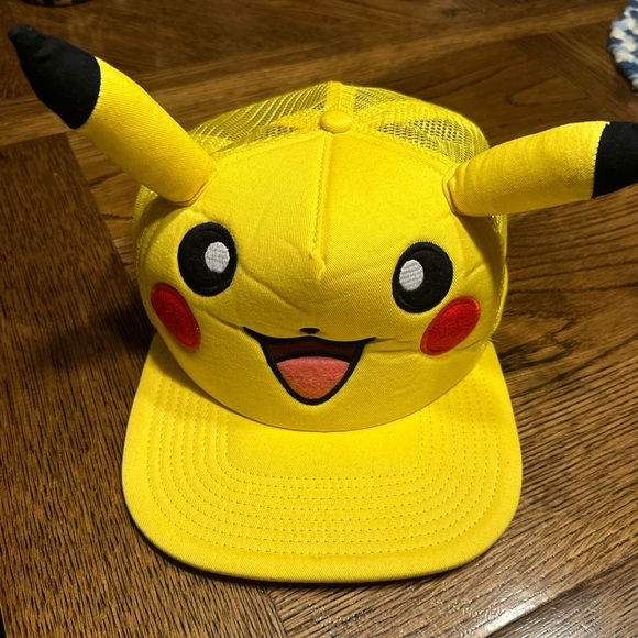 Pokemon | Accessories | Pokemon Pikachu Mesh Trucker Hat Cap Anime ...
